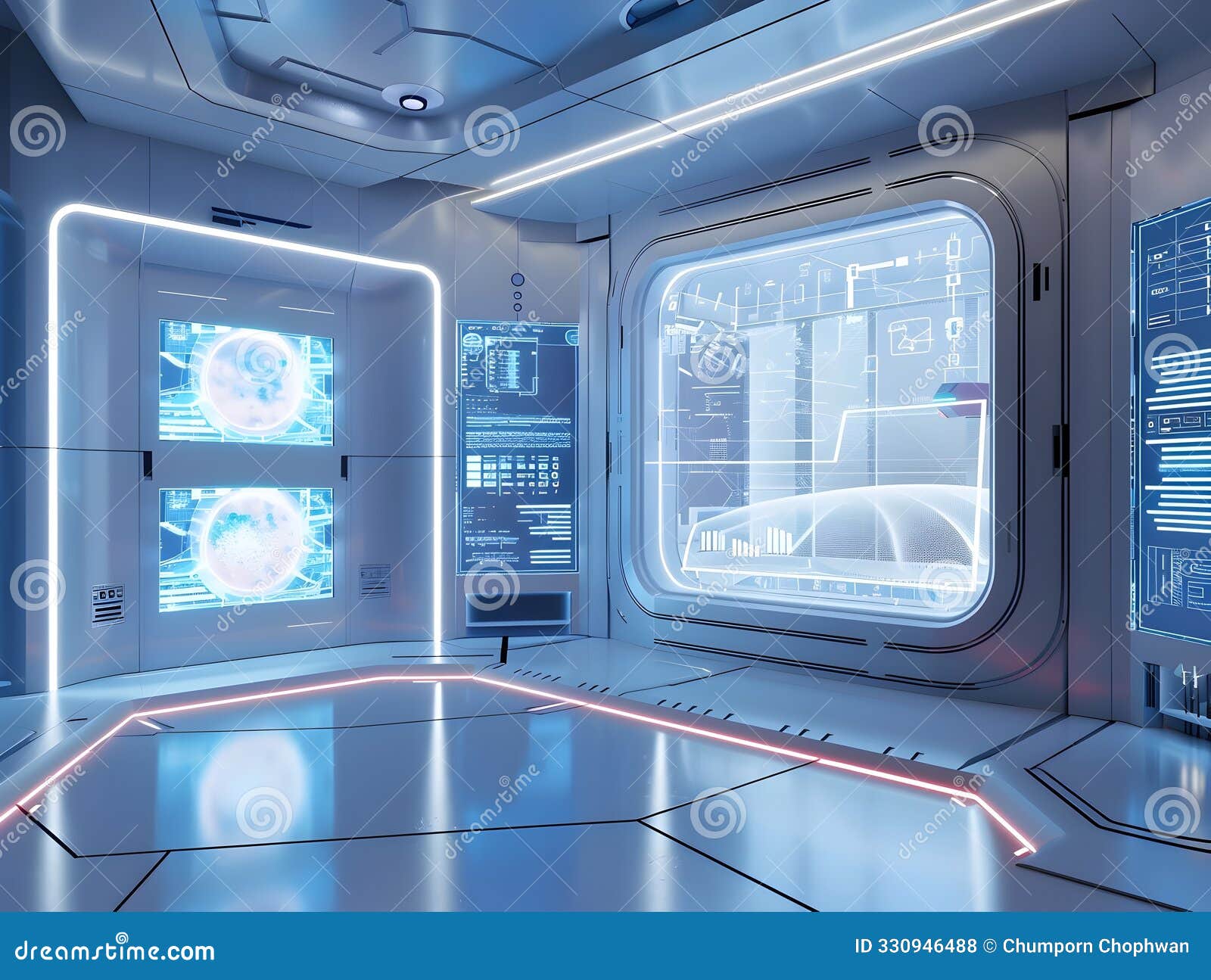 Innovative Futuristic Empathy Corner with Interactive Holographic ...