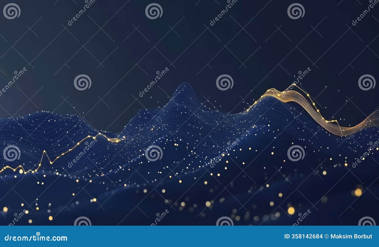 Innovative Futuristic UI Design that Includes Abstract Technology ...