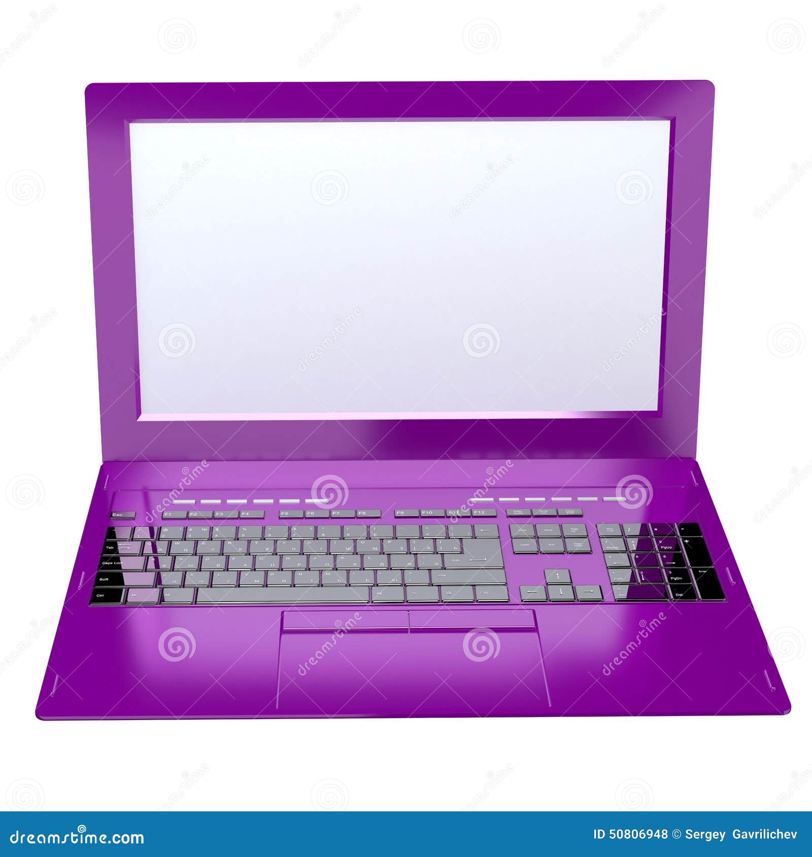Innovative High Modern Computer Laptop. Stock Photo - Image of ...