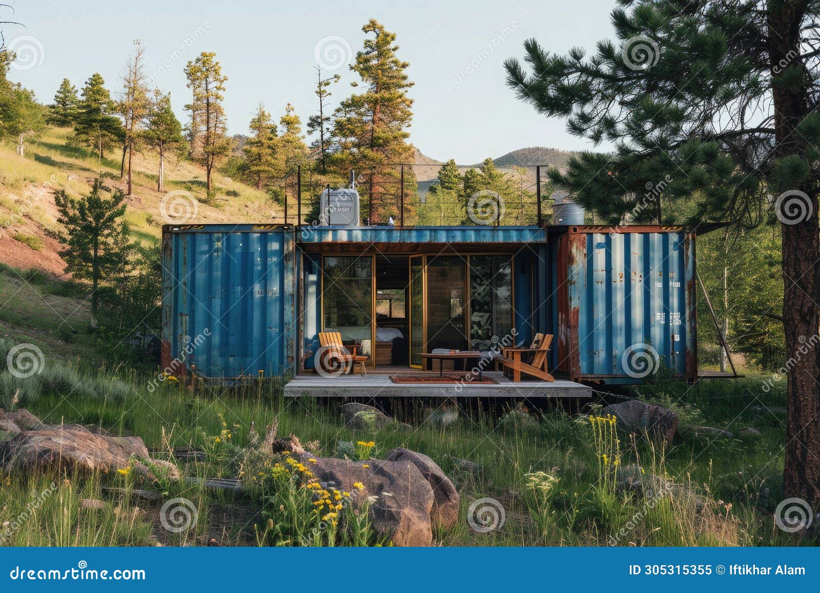 Innovative Home Constructed from a Shipping Container, a Repurposed ...