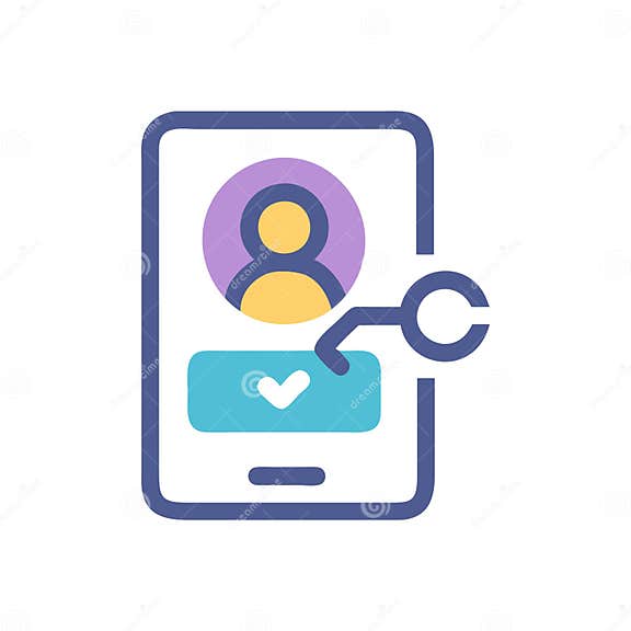 Innovative Authentication Token Icon Stock Illustration - Illustration ...