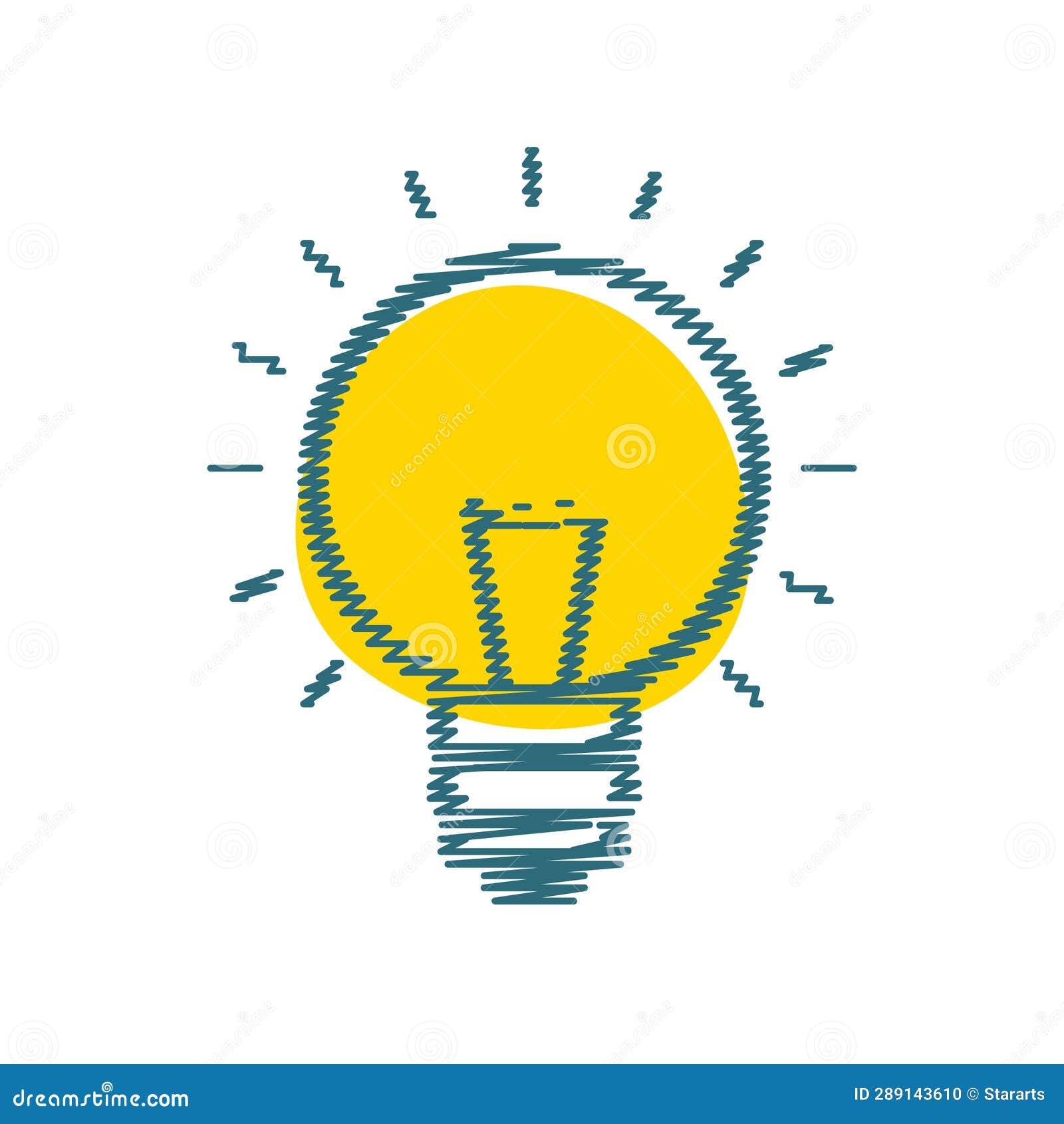 Innovative Idea Tip Concept with Creative Light Bulb Sign Stock Vector ...