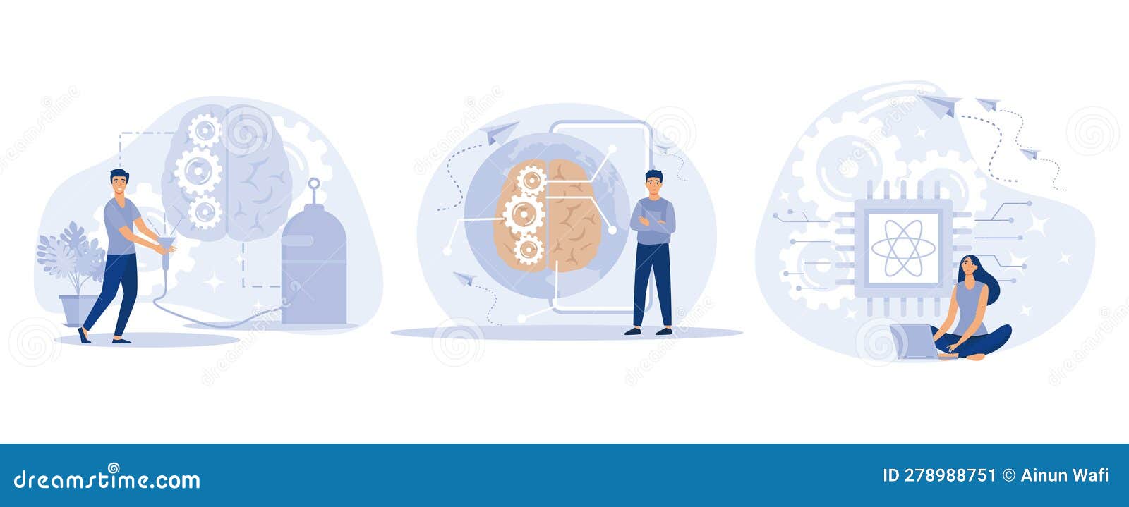 Innovative Information Technology Concept, Augmented Intelligence ...