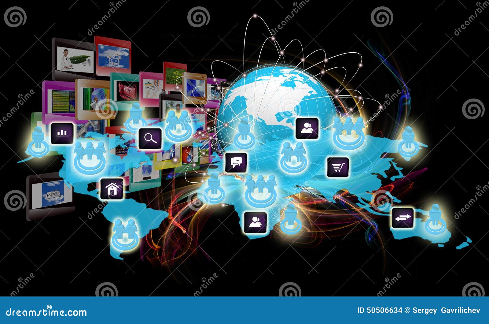 Innovative internet stock photo. Image of model, isolated - 50506634