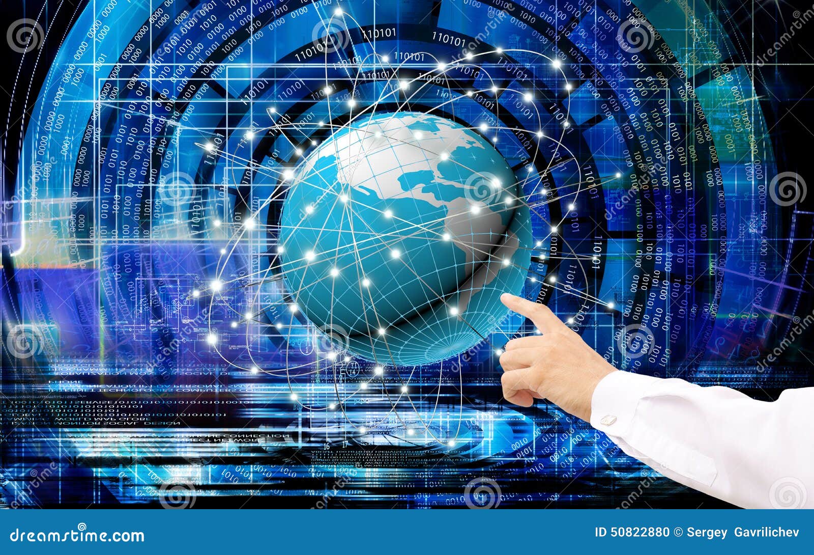 Innovative Internet Technologies for Business Stock Illustration ...