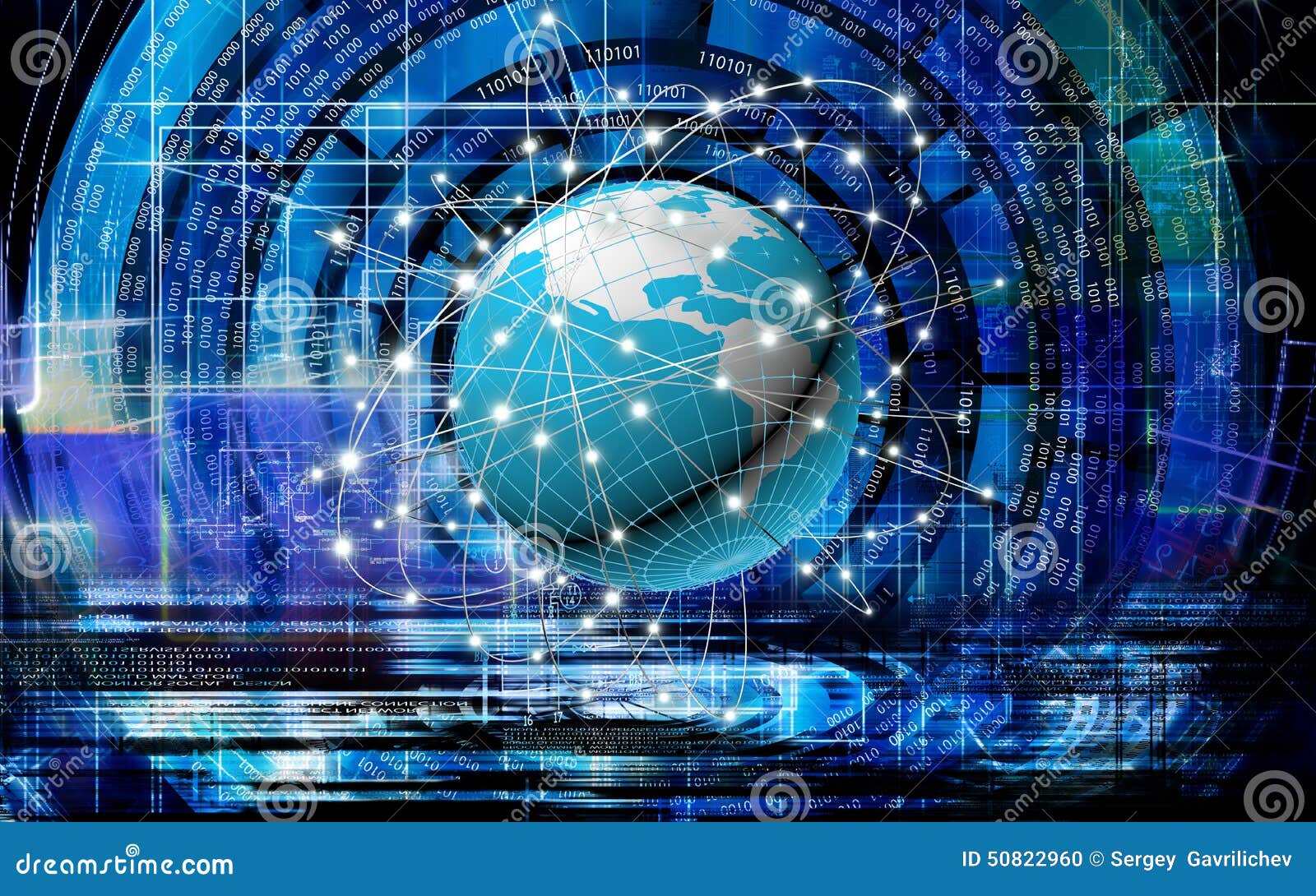 Internet Technologies Of The Future, The Flow Of Open Data. Wireless ...