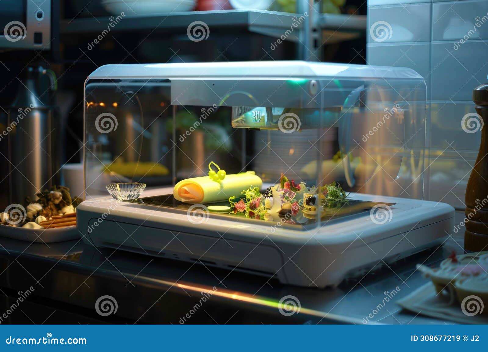 Innovative Kitchen Technology Showcasing Food Preservation in a ...