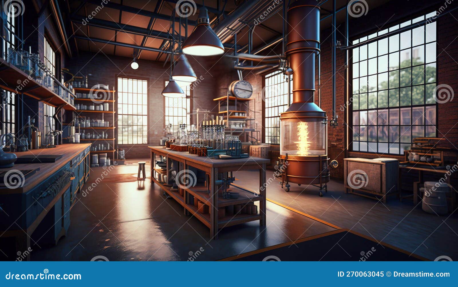 Innovative Laboratory, Large Modern Chemistry Lab for Cutting-Edge ...