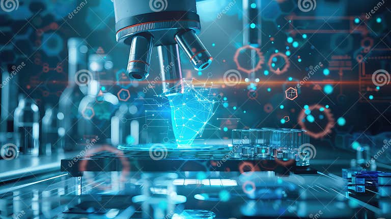 Innovative Laboratory Research - a Detailed View of a Microscope ...