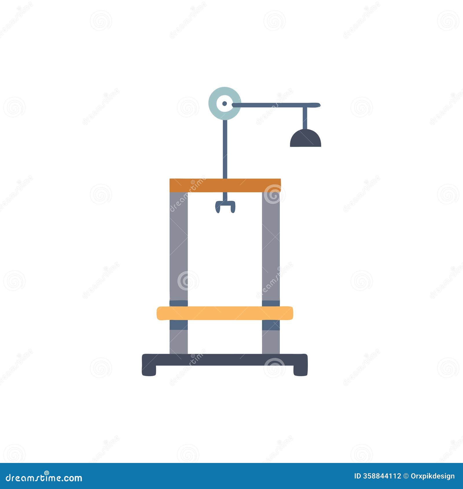 Innovative Lat Pulldown Machine Icon Stock Illustration - Illustration ...