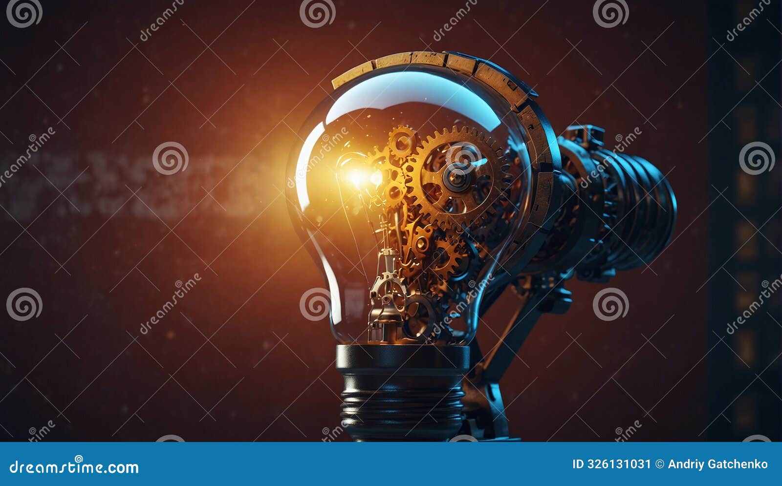 Creativity And Invention Symbolized By A Lightbulb Stock Photography ...