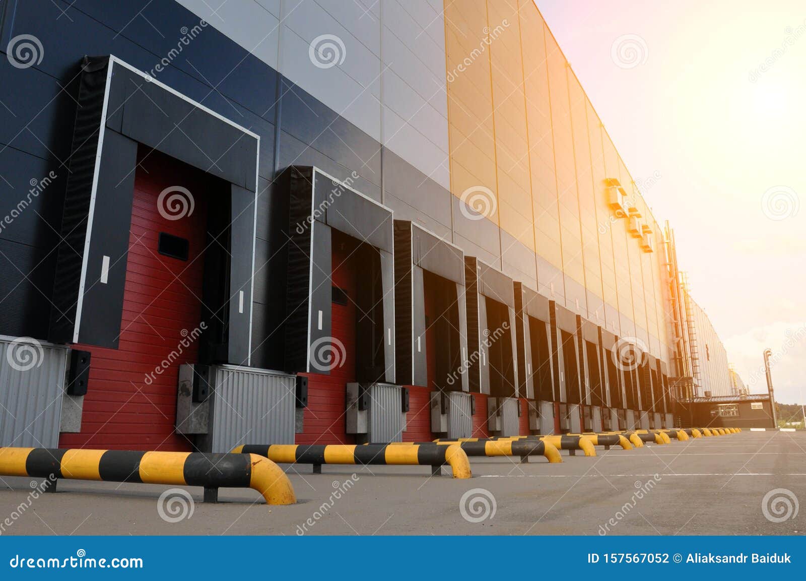 Innovative Logistic Warehouse Complex. Excellent Solution for Storing ...