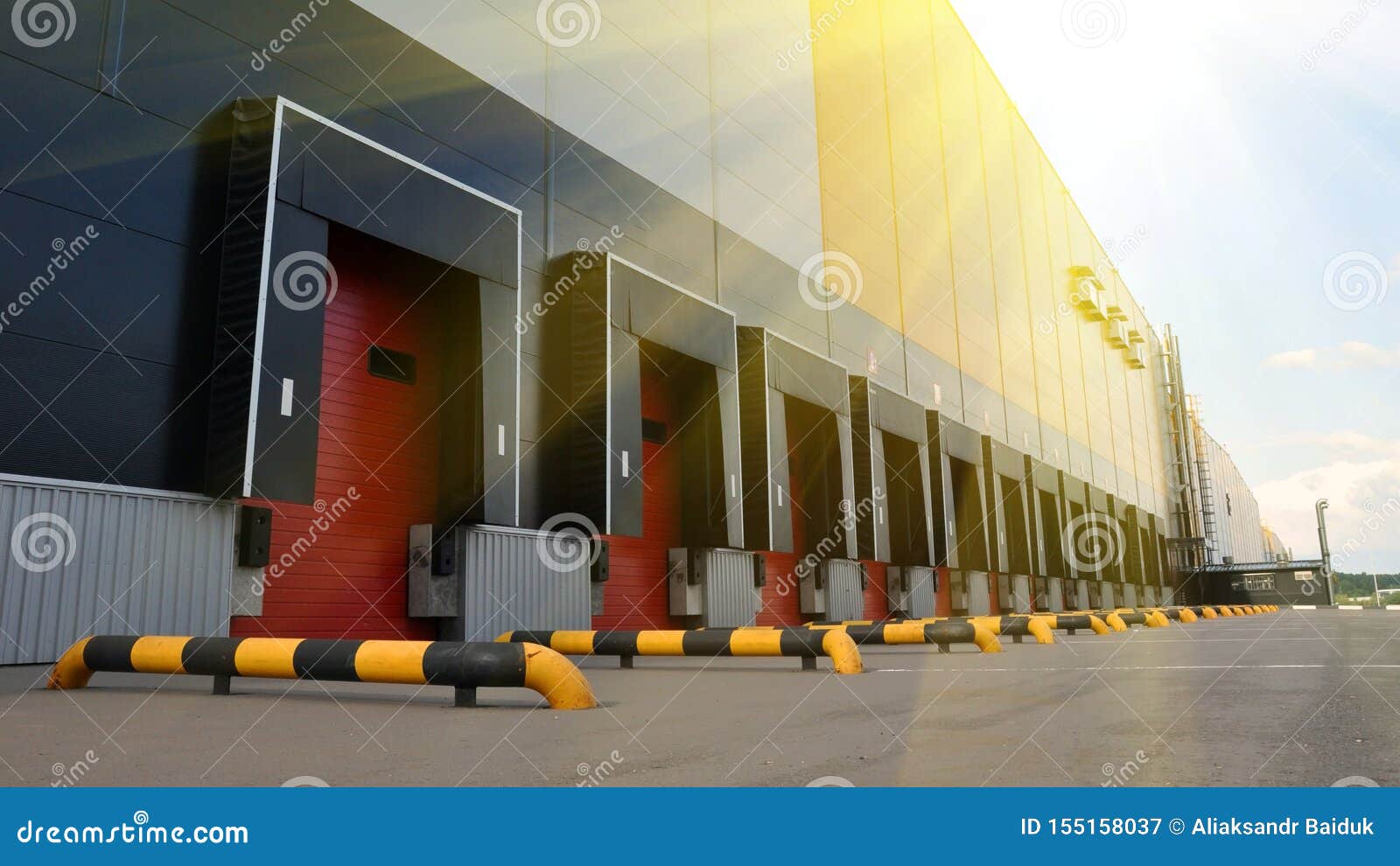 Innovative Logistic Warehouse Complex. Excellent Solution for Storing ...