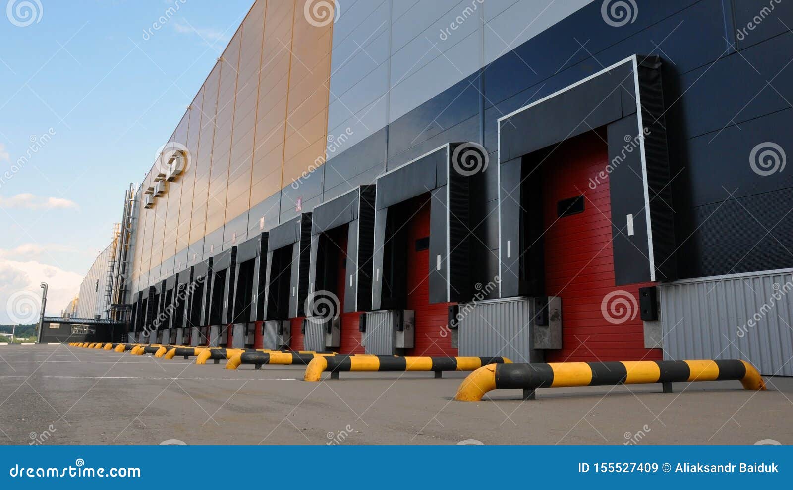 Innovative Logistic Warehouse Complex. Excellent Solution for Storing ...