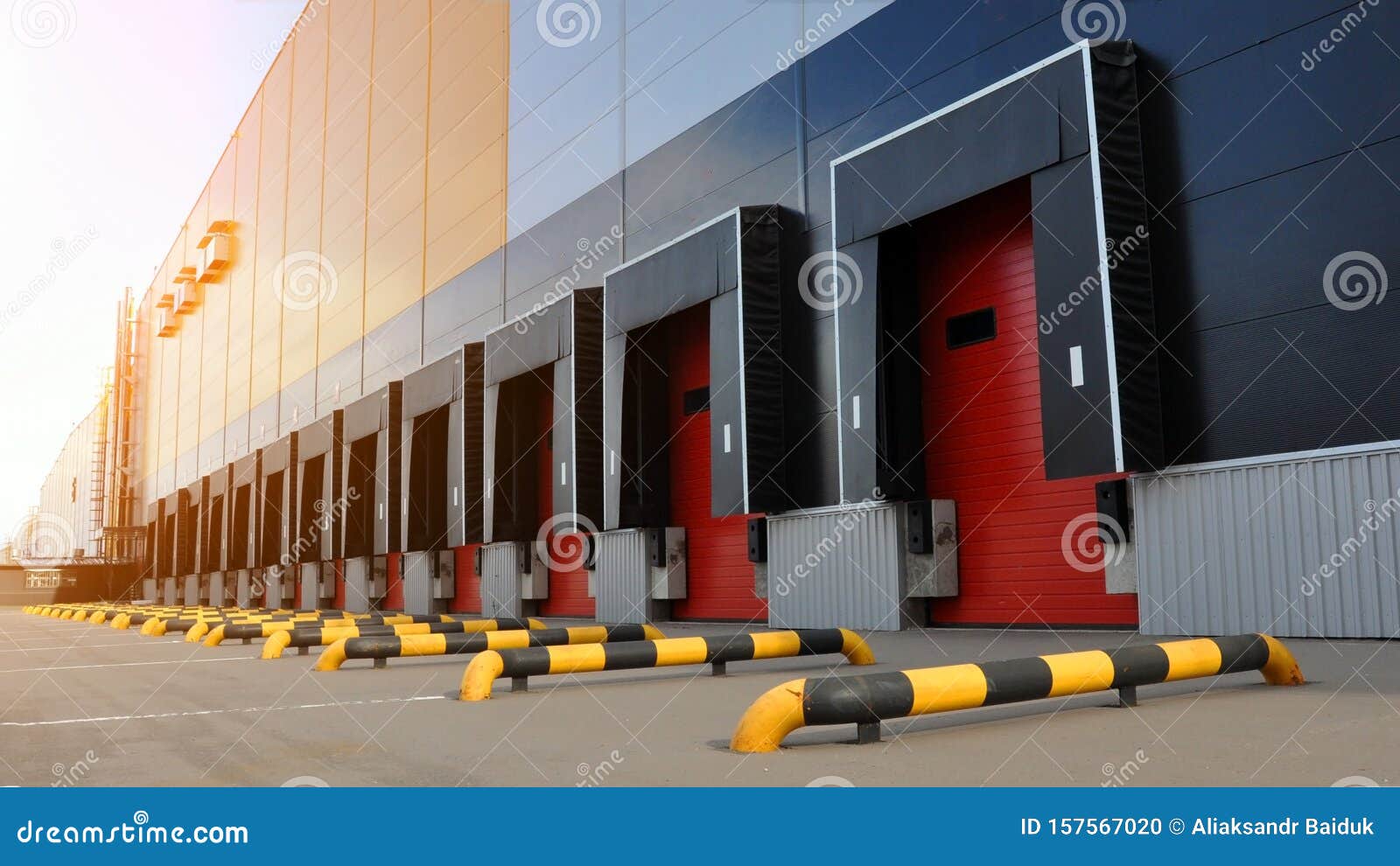 Innovative Logistic Warehouse Complex. Excellent Solution for Storing ...