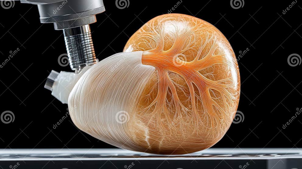 Innovative Macro Shot of a Shell, Revealing Intricate Internal Textures ...