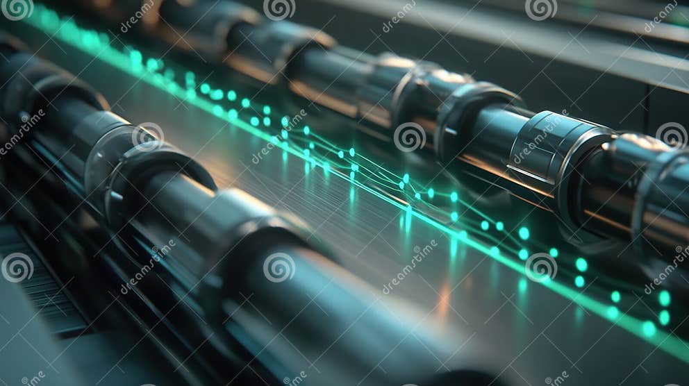 Innovative Manufacturing Process with Data Analysis on Production Line Stock Photo - Image of ...