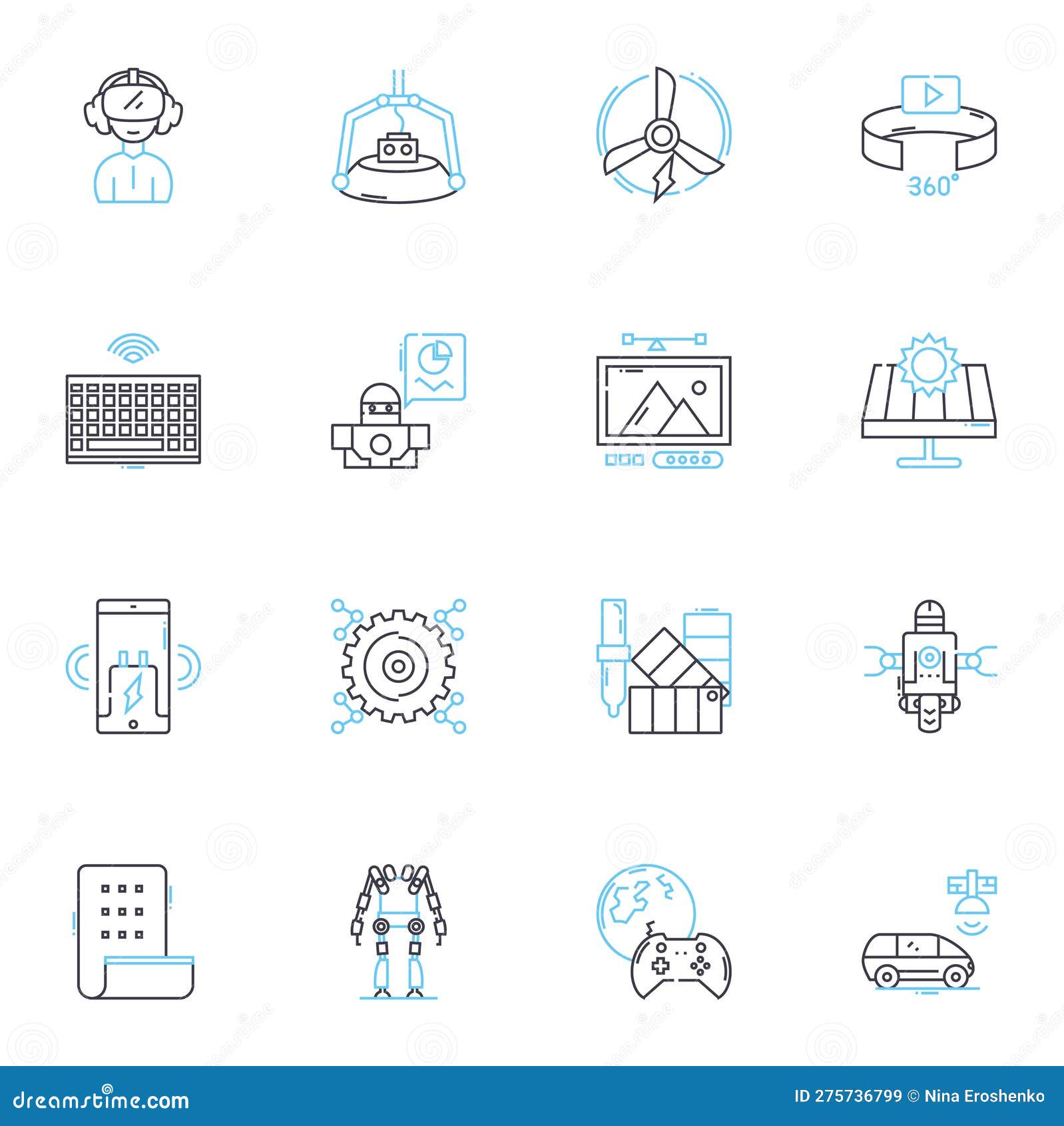 Innovative Market Linear Icons Set. Disruptive, Future, Forward ... Innovative Market Linear Icons Set. Disruptive, Future, Forward ...