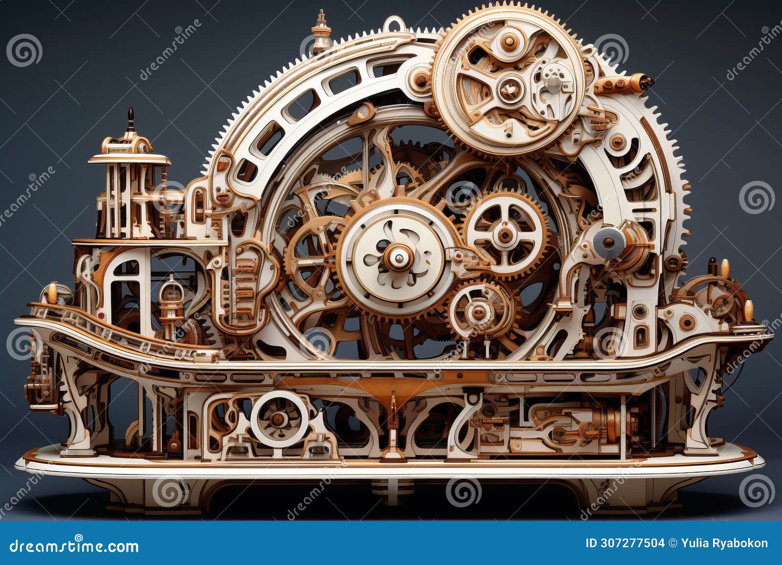 Innovative Mechanical Machine Intricate. Generate Ai Stock Photo ...