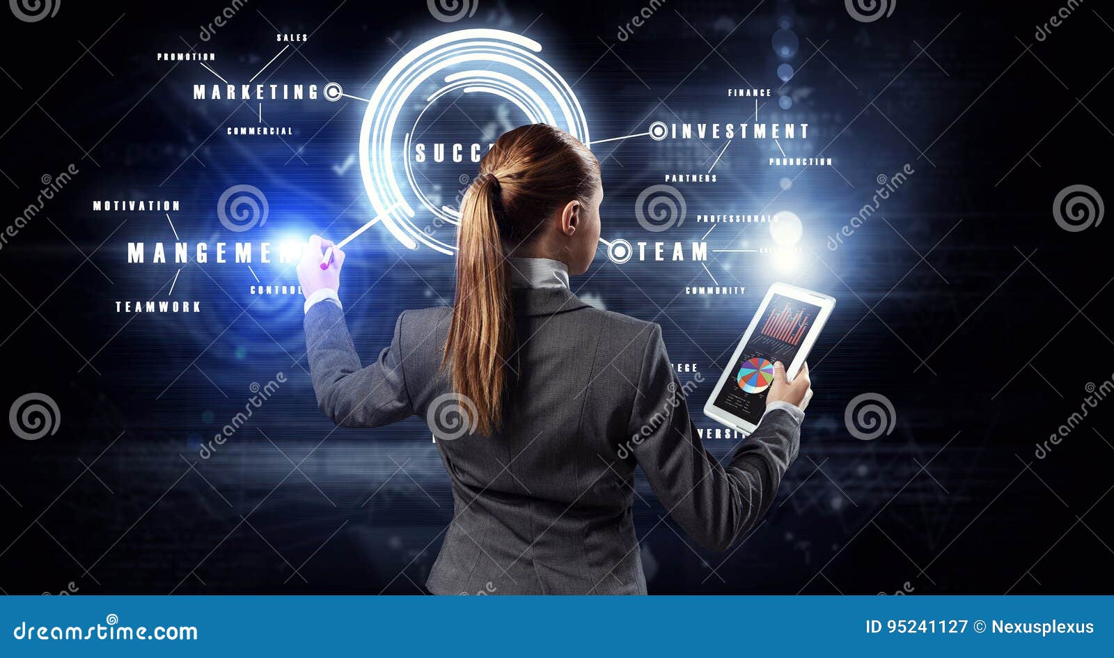 Innovative Media Technologies in Use Stock Image - Image of computer ...