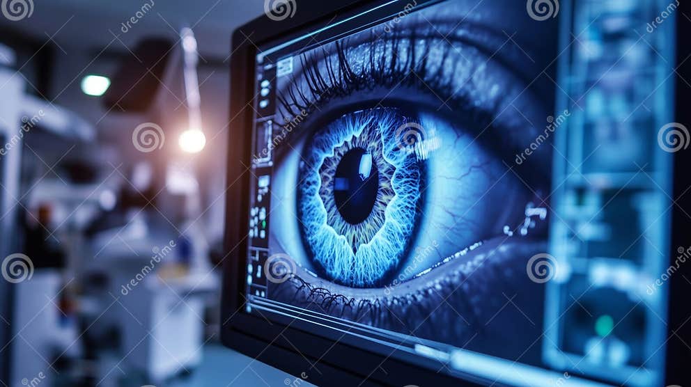 Innovative Medical Device Featuring Eye Image Display, Showcasing Advanced Eye Tracking ...