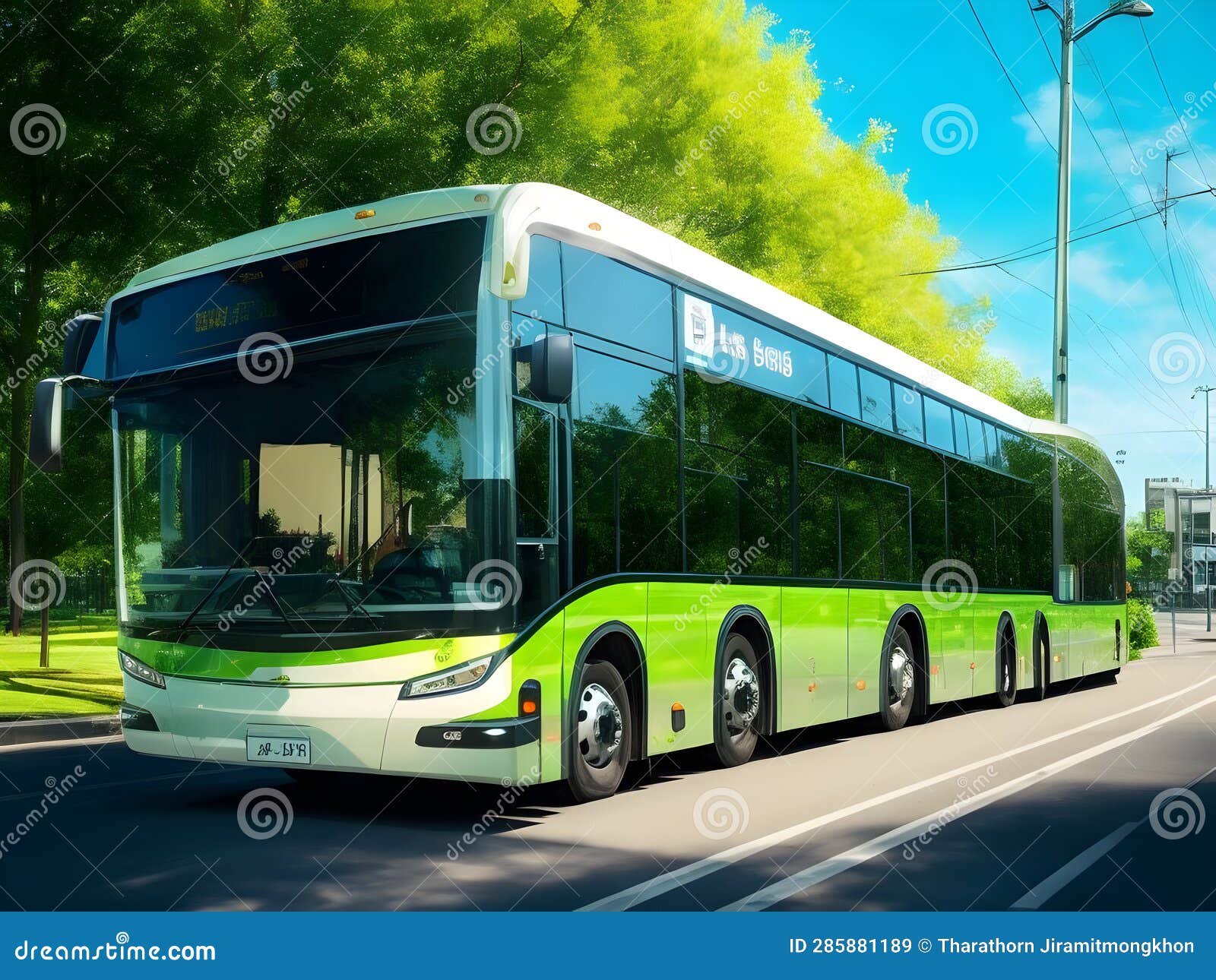 Innovative Mobility: Explore Our Bus Technology Collection! Stock ...