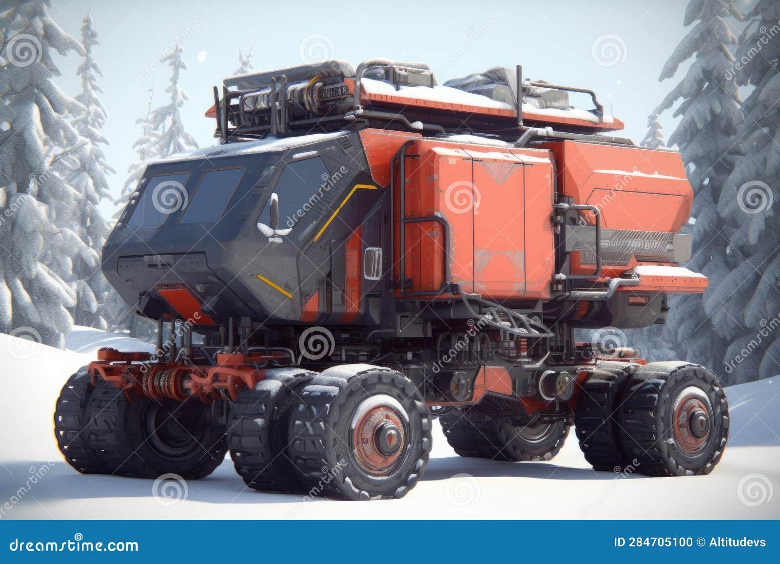 Innovative Modular Vehicle With Customizable Configurations Stock Image ...