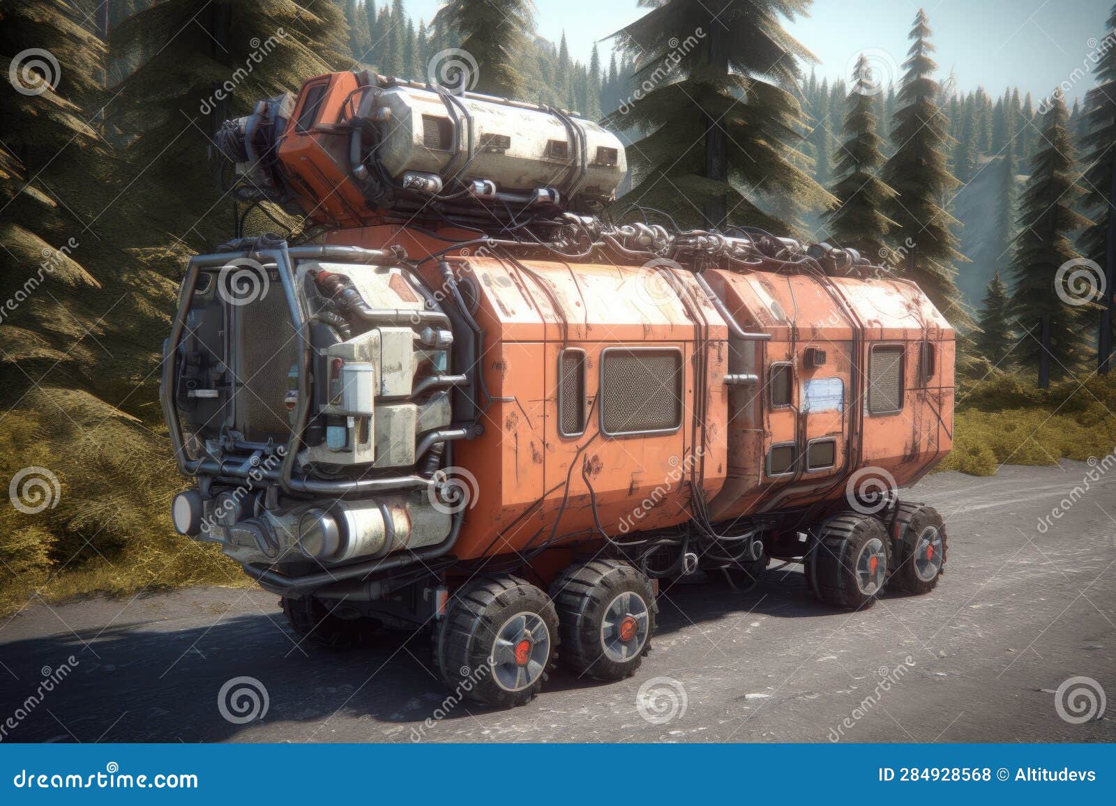 Innovative Modular Vehicle with Customizable Configurations Stock ...