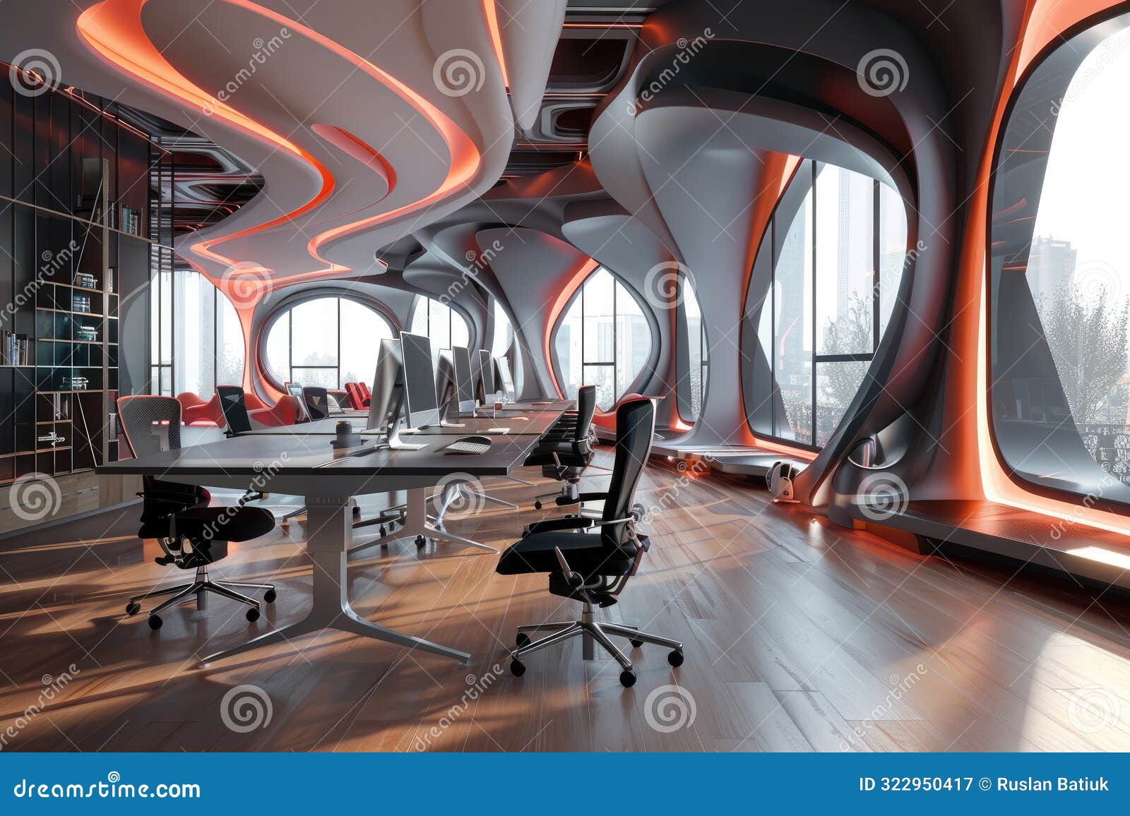 Innovative Office Design - a Creative Model for the Workplace, Blending ...