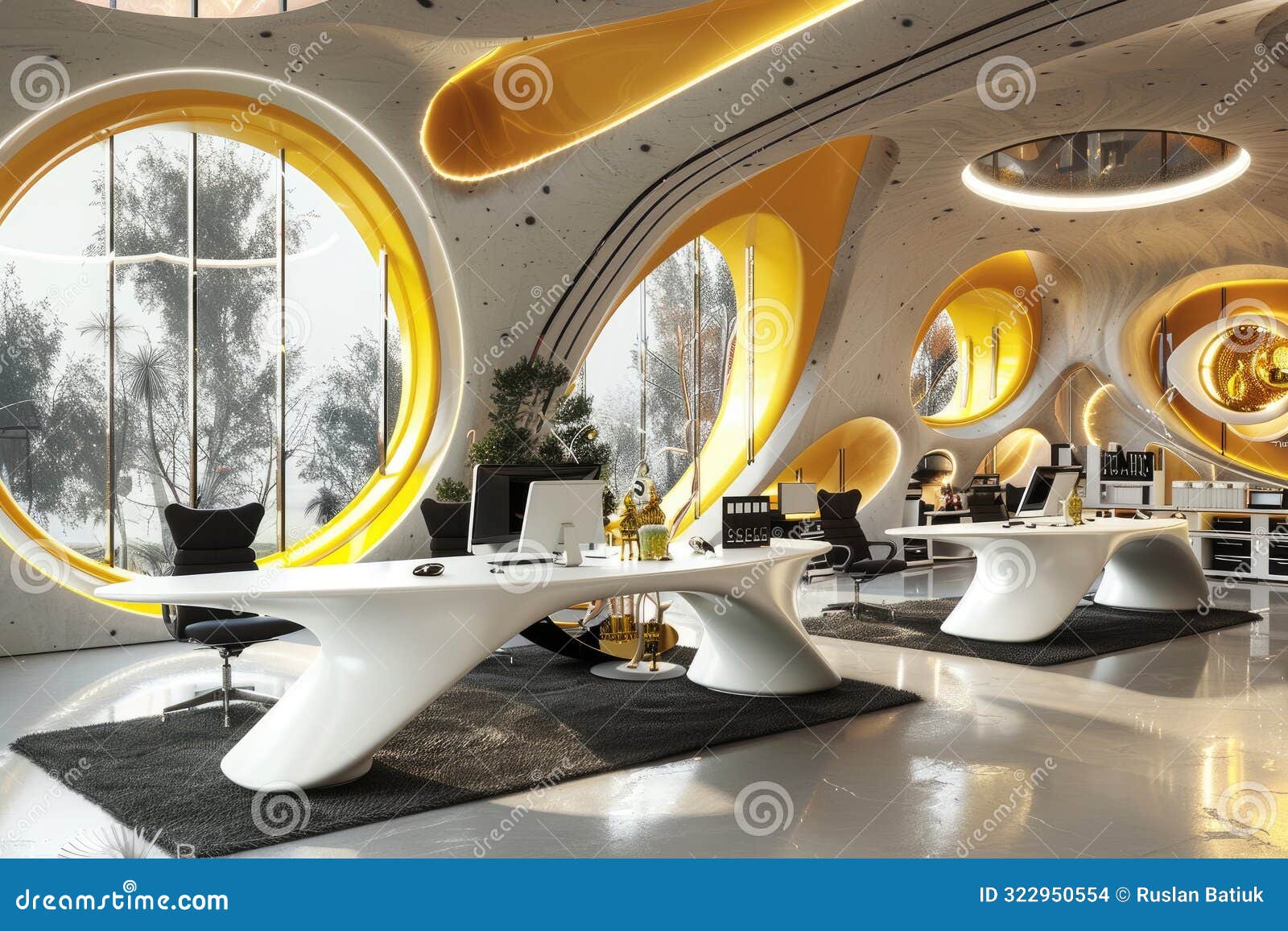 Innovative Office Design - a Creative Model for the Workplace, Blending ...