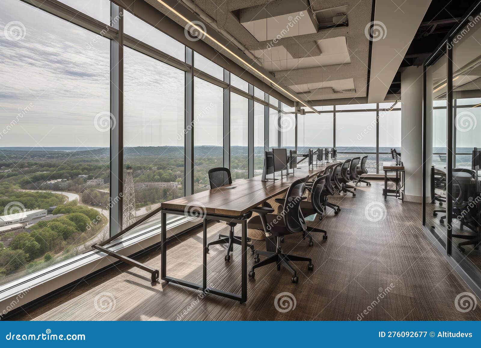 Innovative Open Concept Office Design For Collaboration Royalty-Free ...