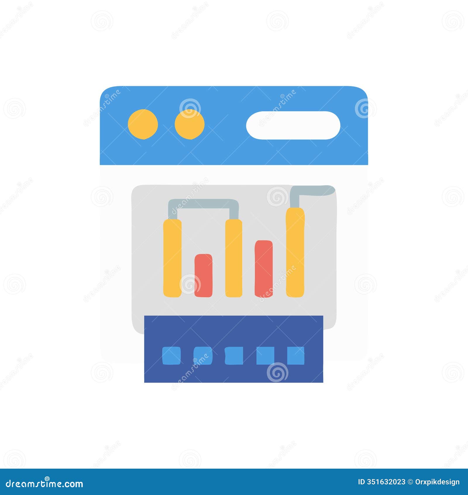 Packet Analyzer Technology Icon Vector Illustration | CartoonDealer.com ...