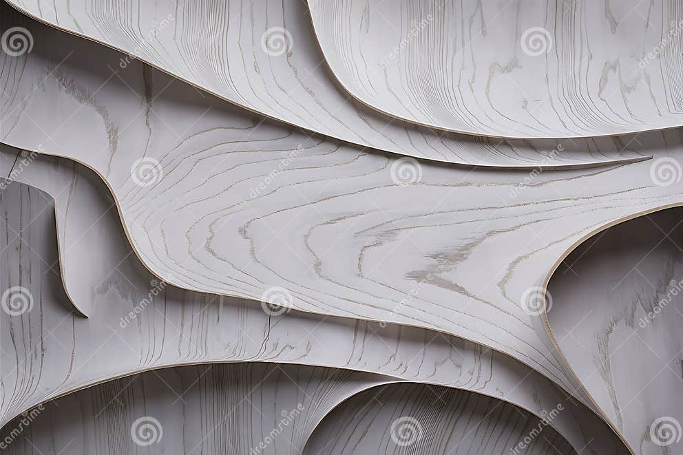 Parametric Abstract Design with Fluid Shapes Stock Illustration ...