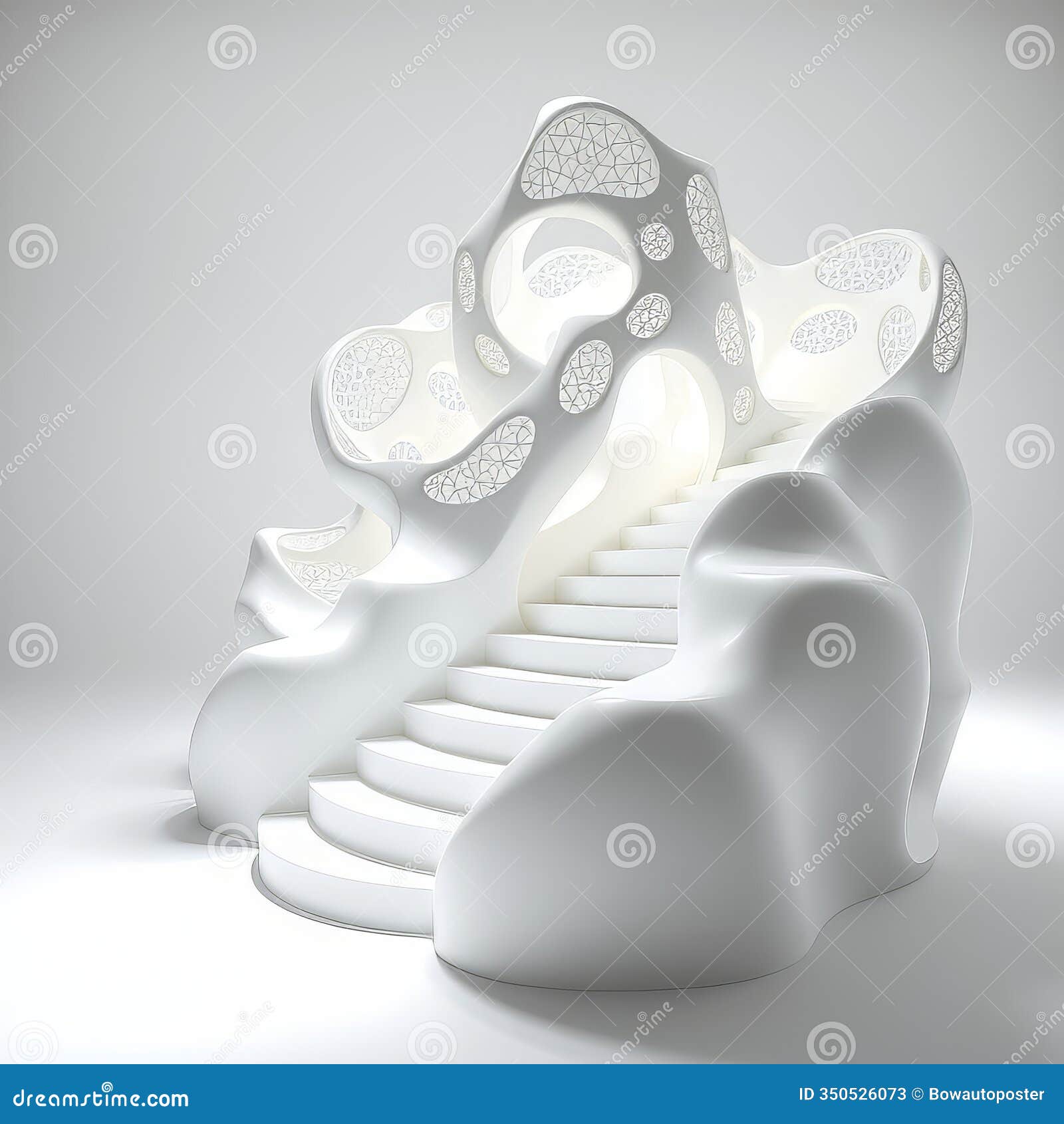 Innovative Parametric White Light Design Abstract Architecture ...