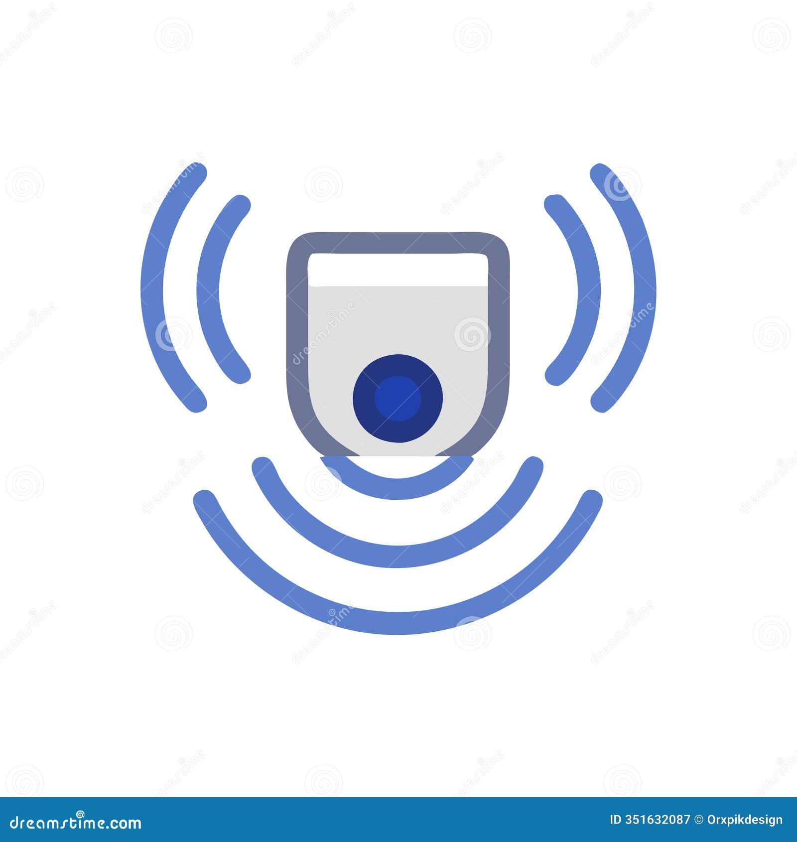 Innovative PIR Sensor Design Icon Stock Illustration - Illustration of ...