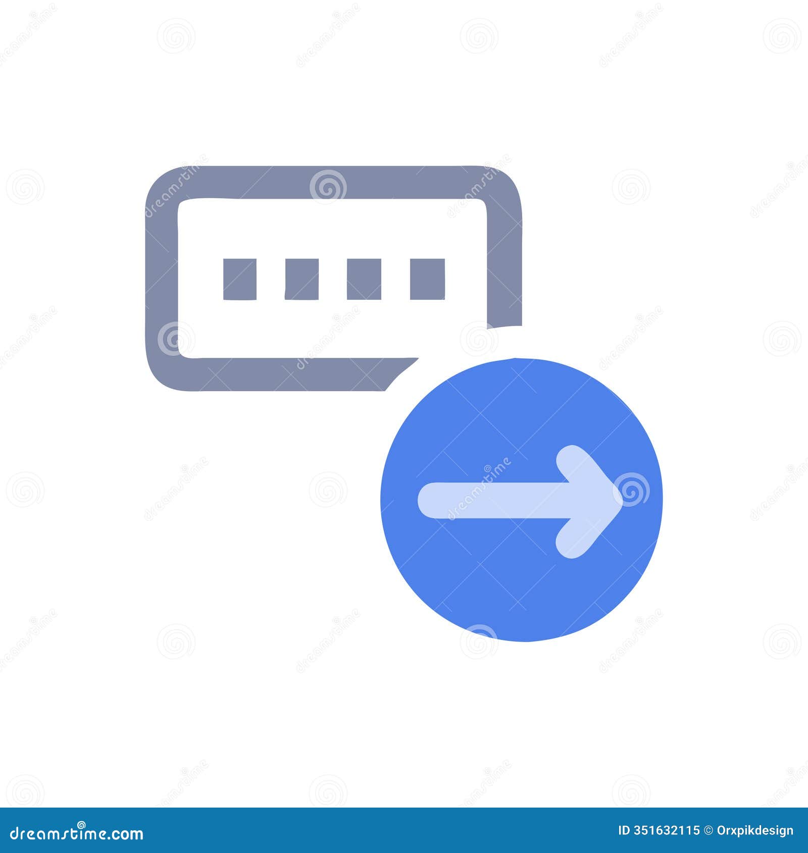 Port Forwarding Technology Icon Vector Illustration | CartoonDealer.com ...