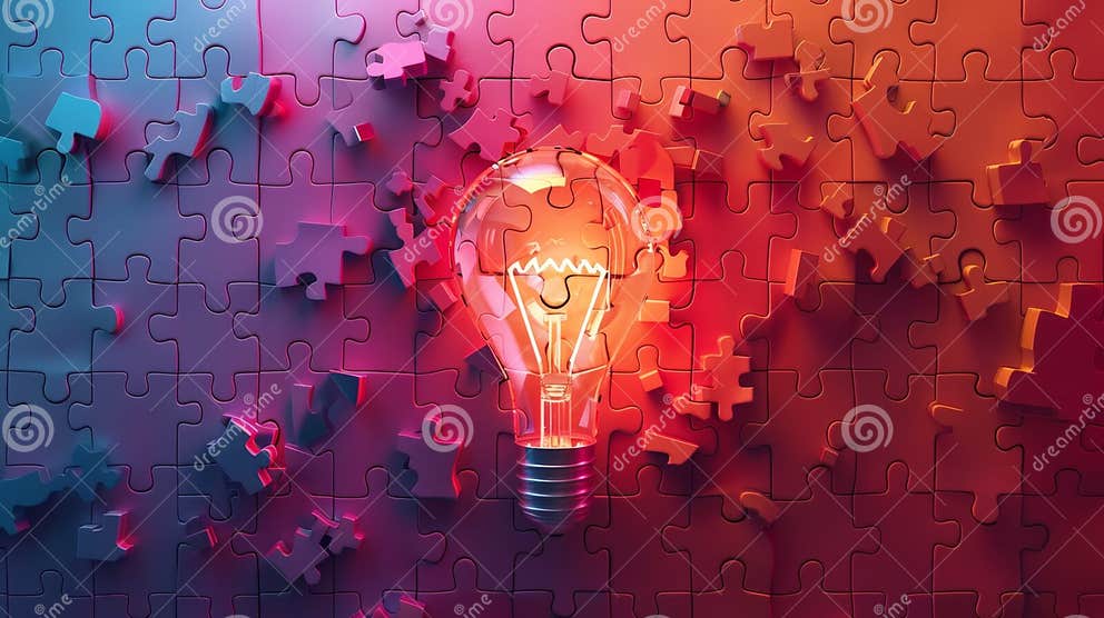 Innovative Problem-solving, Innovative Banner Design Featuring Puzzle ...