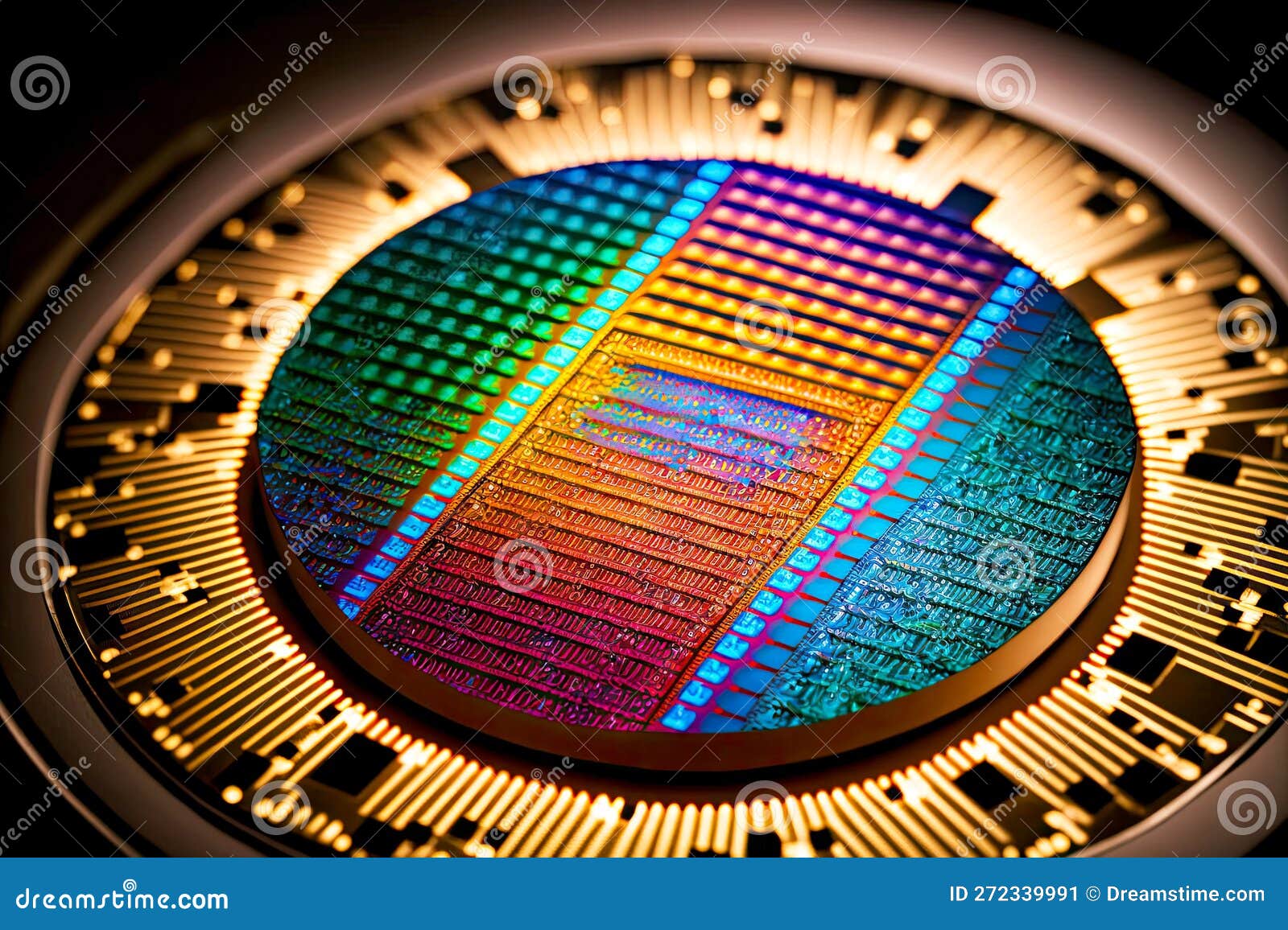Innovative Production of Microchips Wafer Semiconductor Manufacturing ...