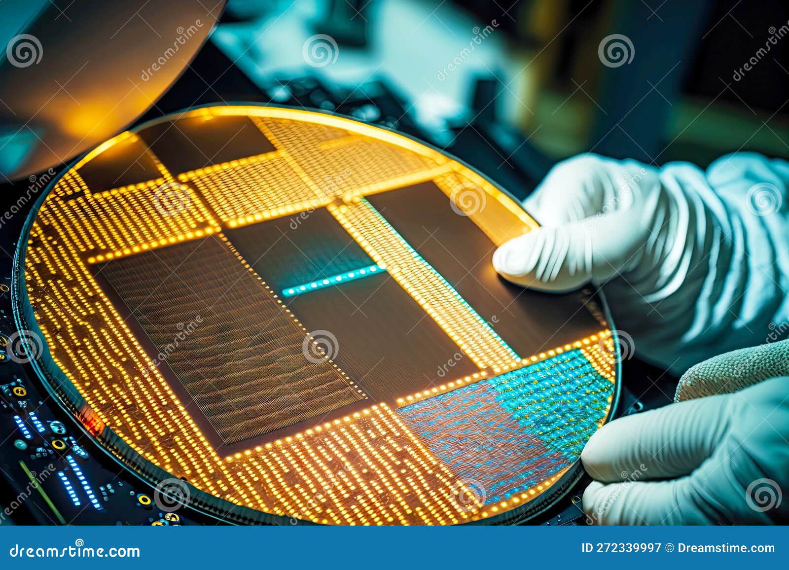 Innovative Production of Microchips Wafer Semiconductor Manufacturing ...