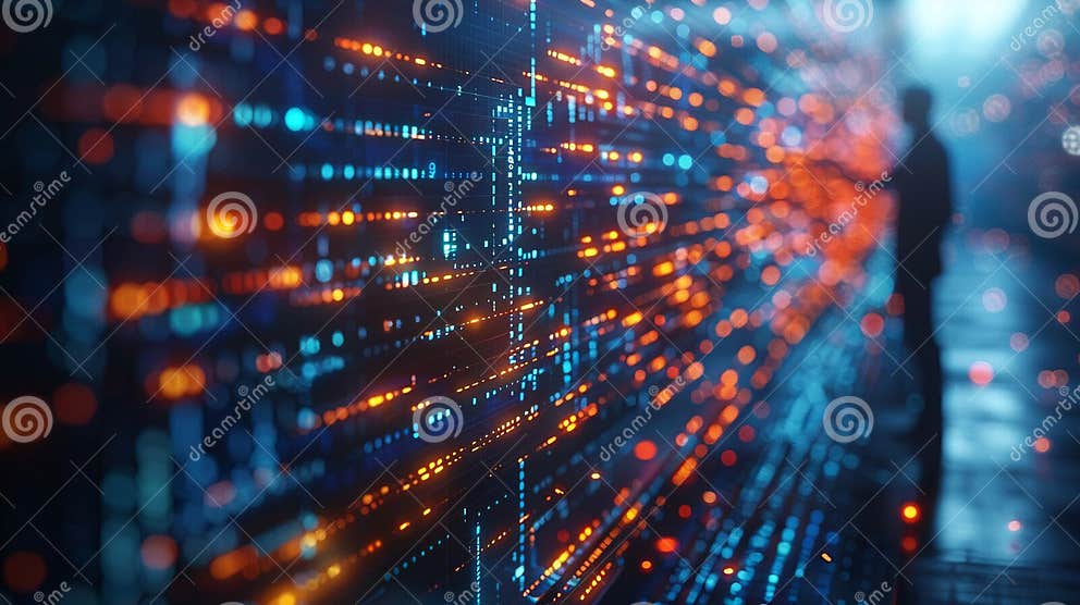 Innovative Project Management on Virtual Workflow Board Blurred Figures ...