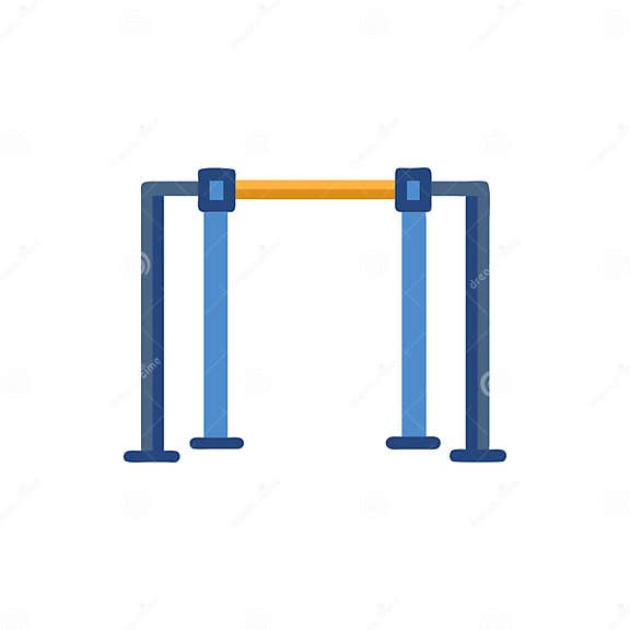 Innovative Pull-Up Bar Icon Stock Illustration - Illustration of ...