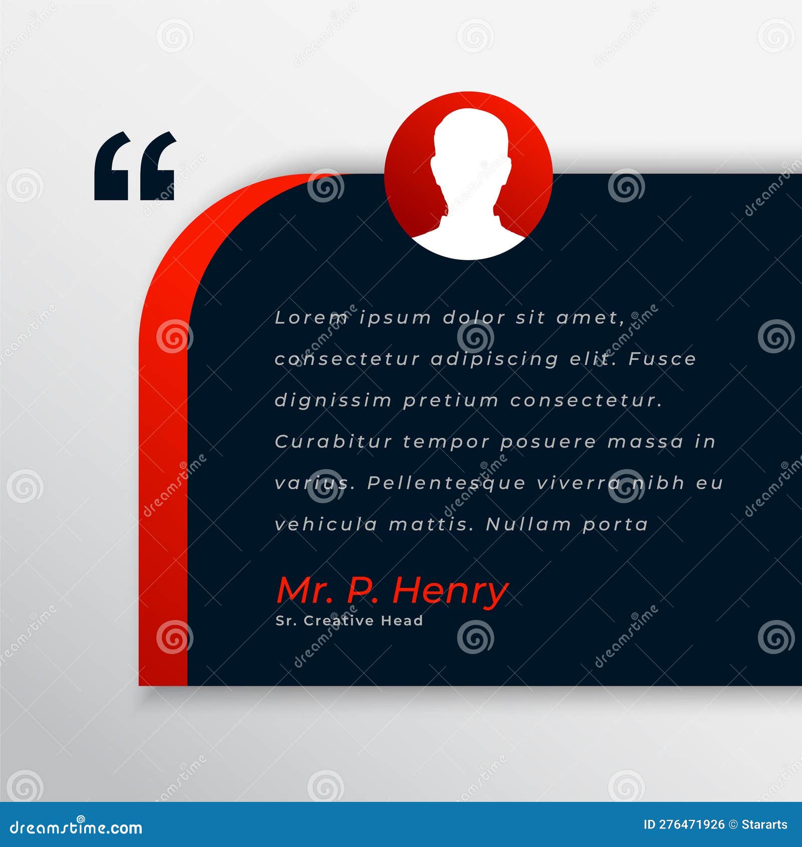 Innovative Quotation Template for Social Media Post Stock Vector ...
