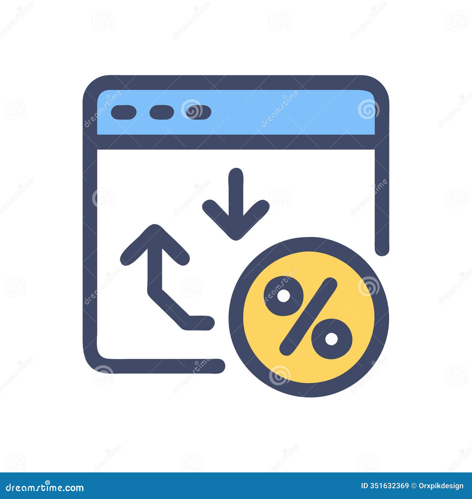 Innovative Request Rate Design Icon Stock Illustration - Illustration ...