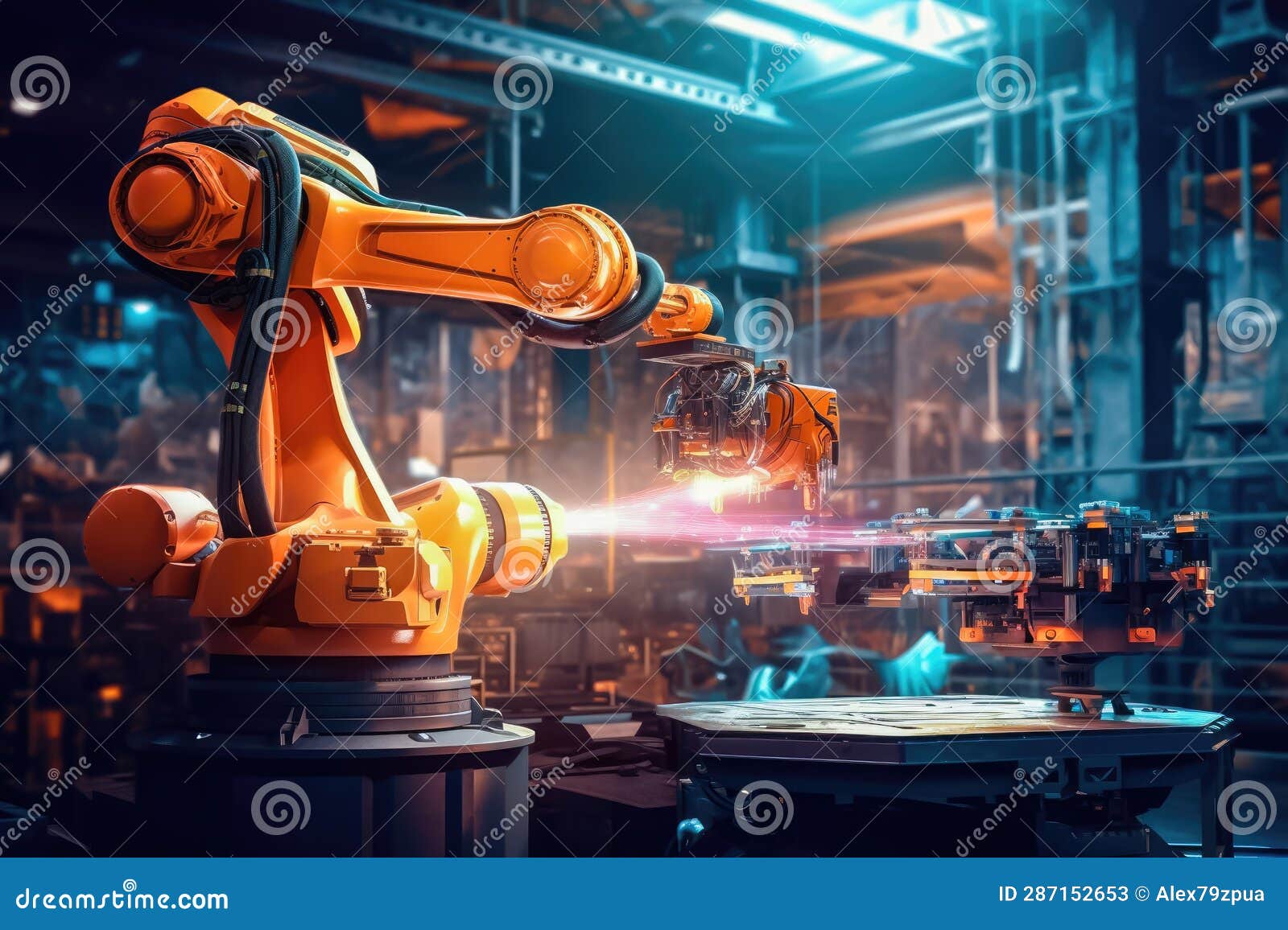 Innovative Robotic Machinery in Industrial Manufacturing - Generative ...