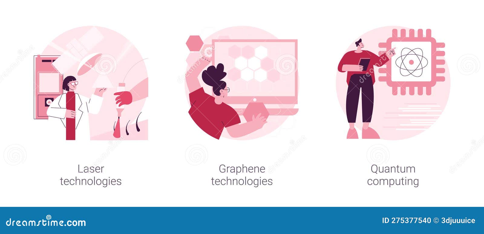 Innovative Science Concept, Quantum Computing, Computer Science ...