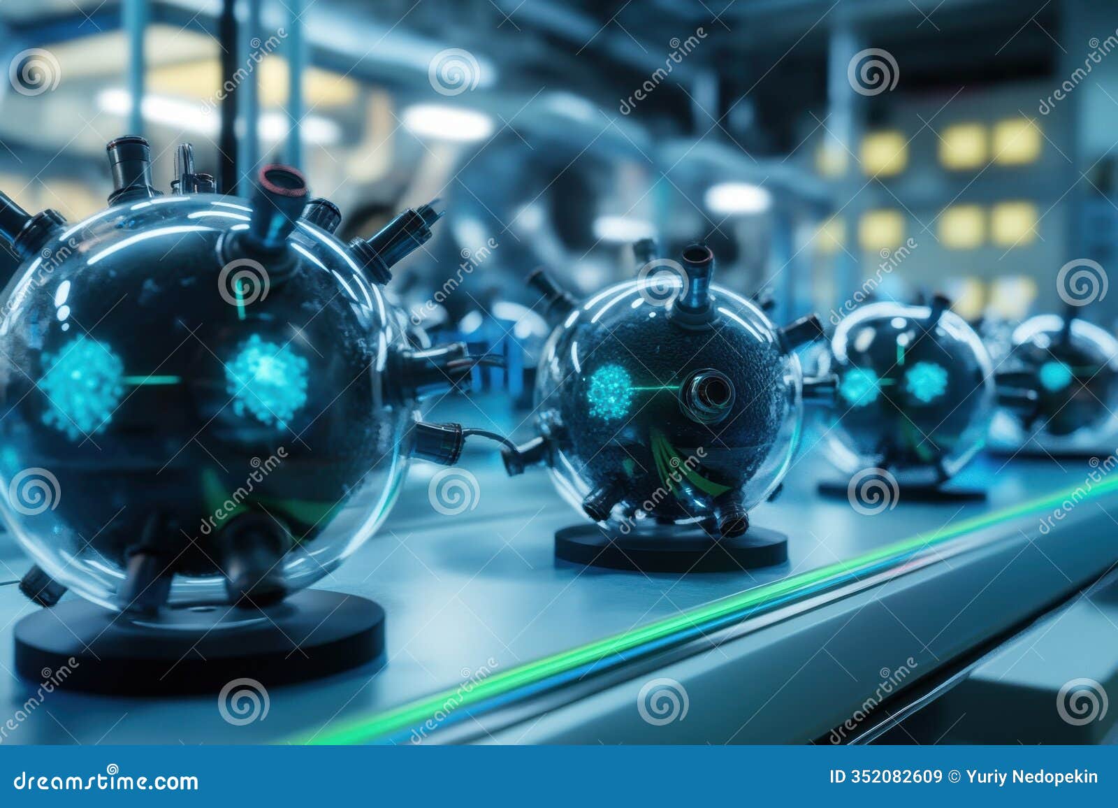 Scientific 3D Models Of DNA Spiral Molecules On White Royalty-Free ...