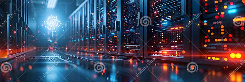 Innovative Server Network Design Showcasing Global Technology ...