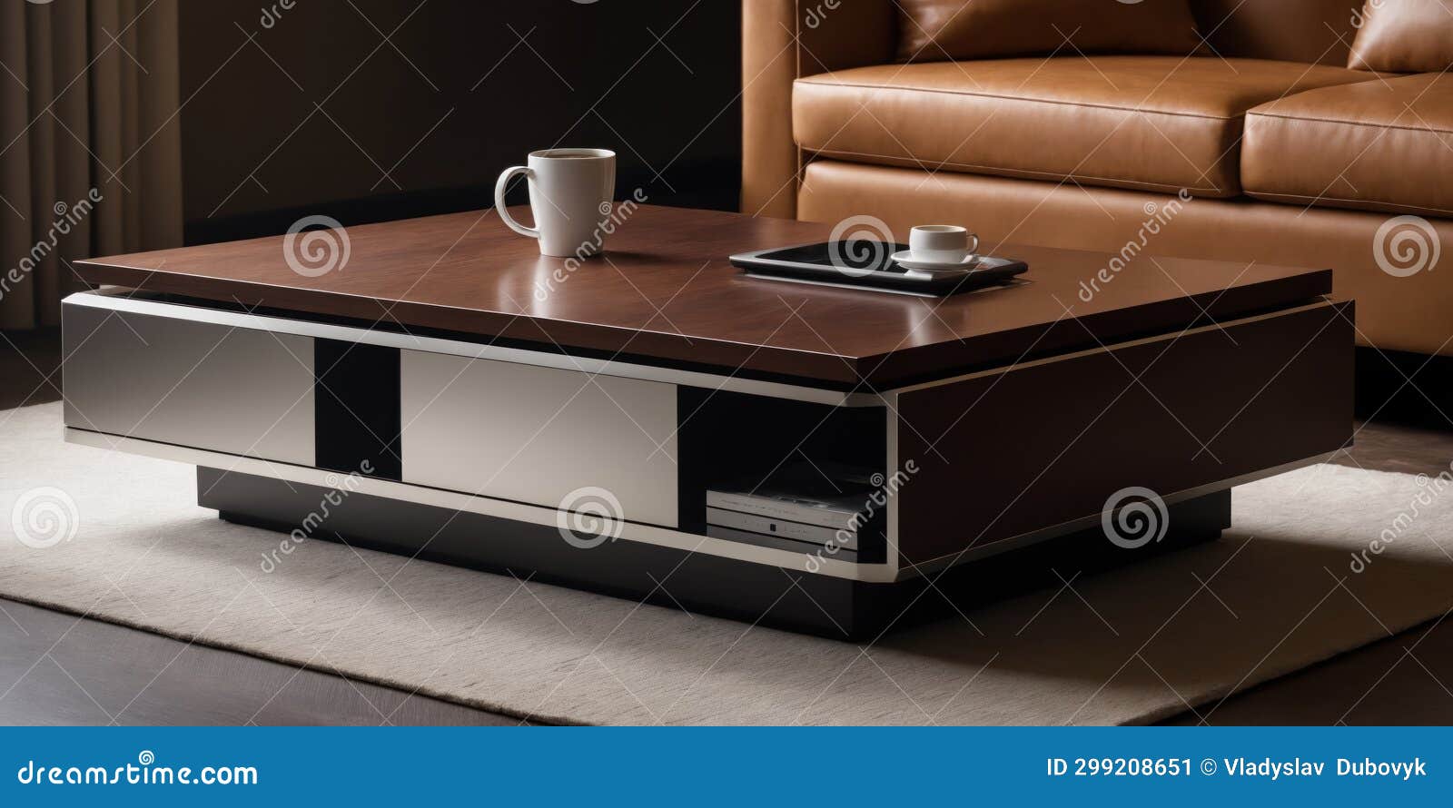 Innovative Smart Coffee Table with Built-in Touch Screen in Modern ...