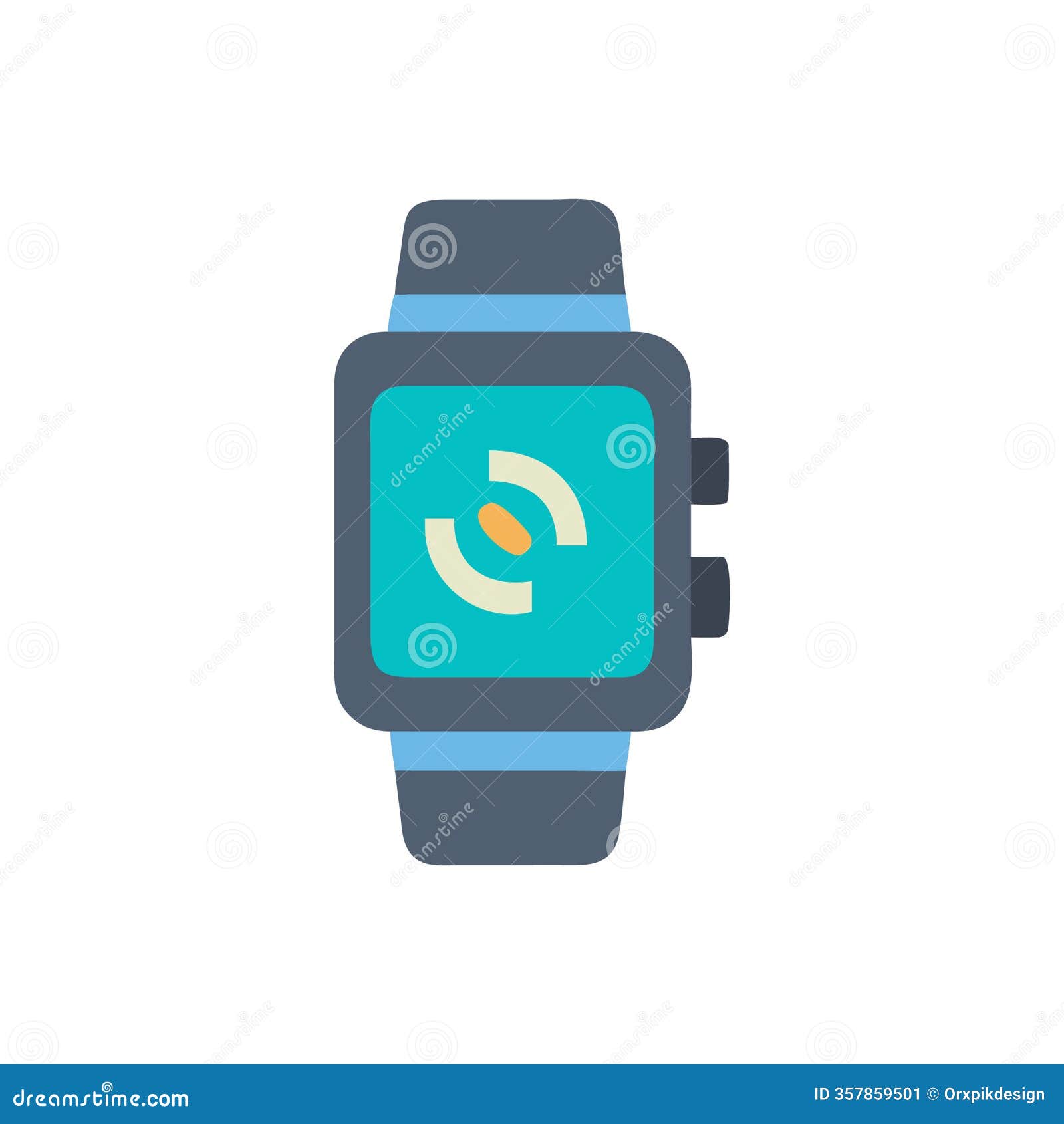 Smartwatch Features Isolated Cartoon Vector Illustrations Set ...