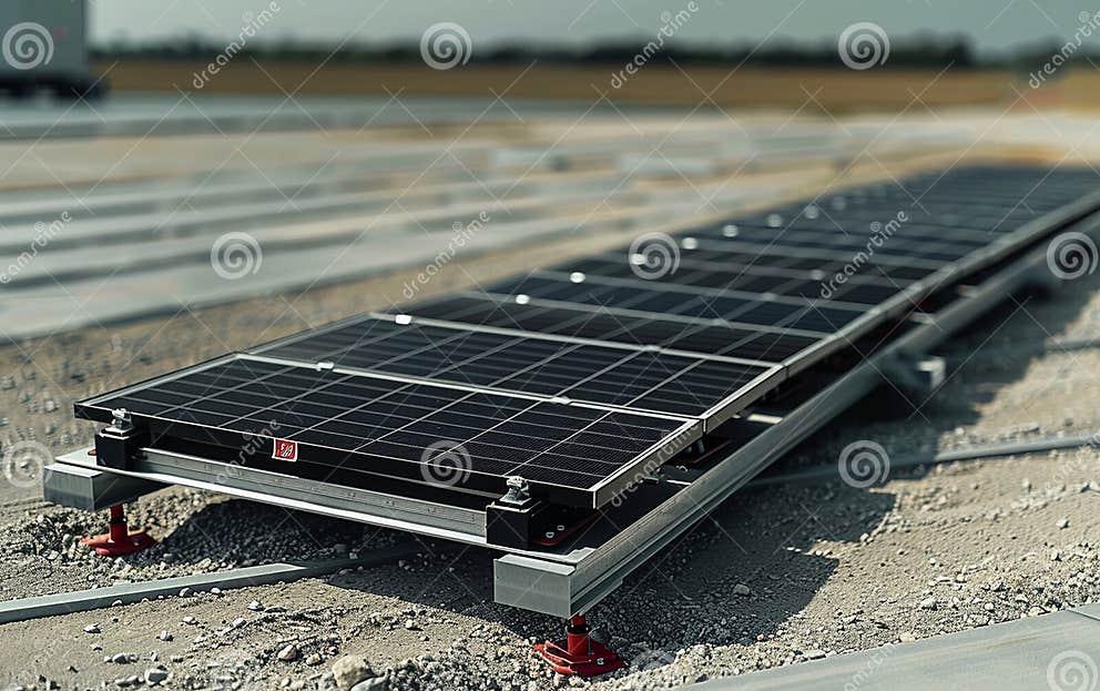 Innovative Solar Technology -Generative Ai Stock Photo - Image of ...